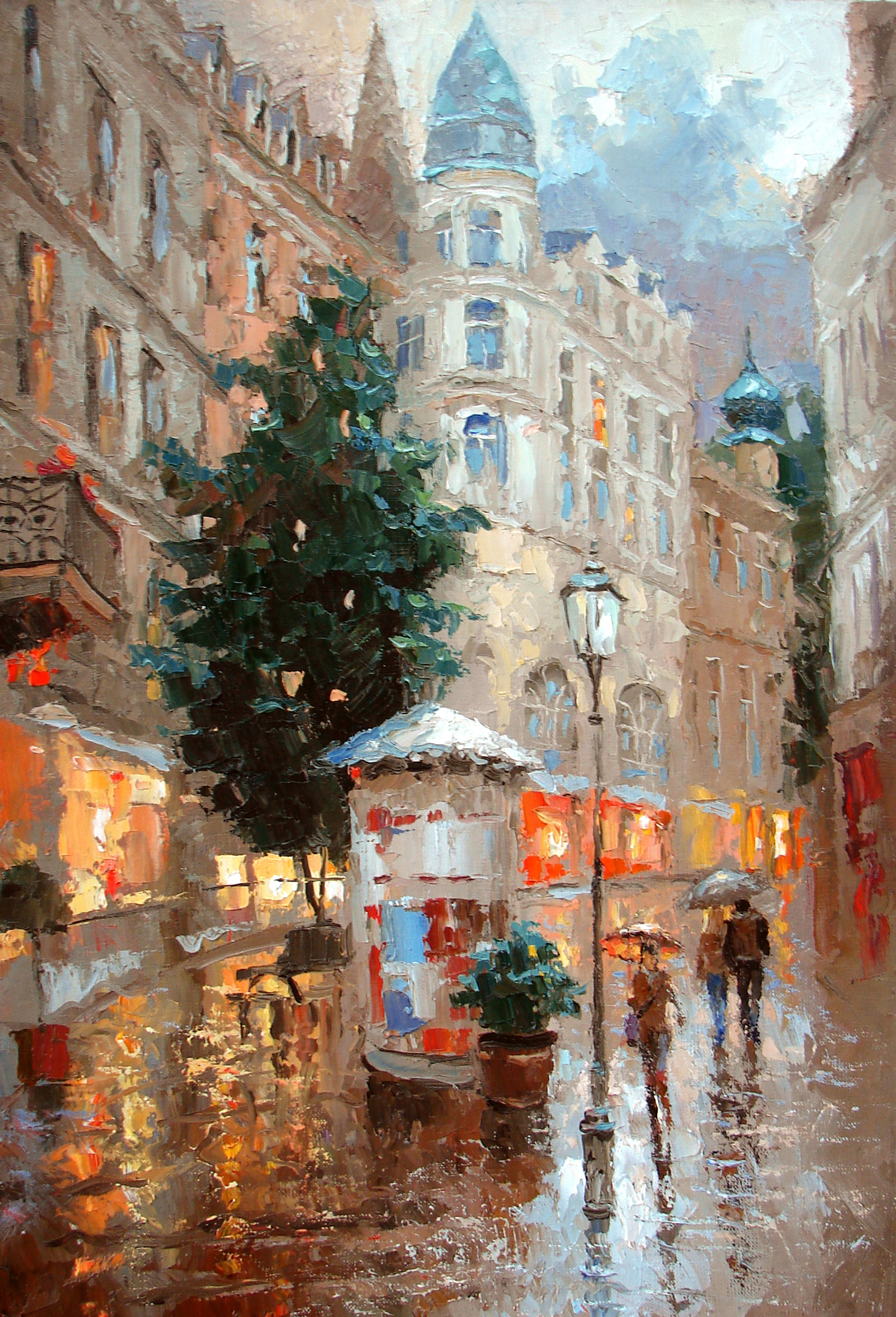 Cityscape & Streetscape Prints and Paintings - Dmitry Spiros Gallery